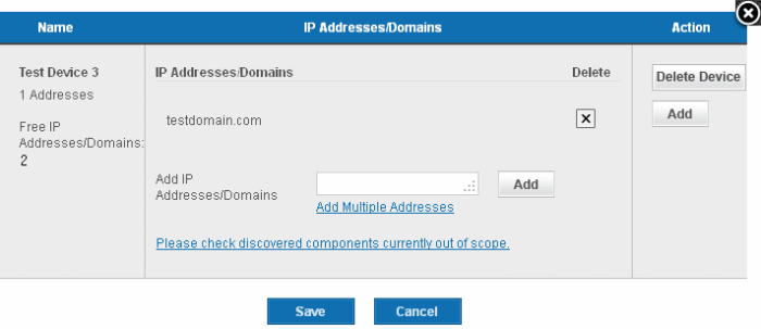 Create A New Device, PCI Compliance Scan, Malware Scanner | COMODO Web Inspector
